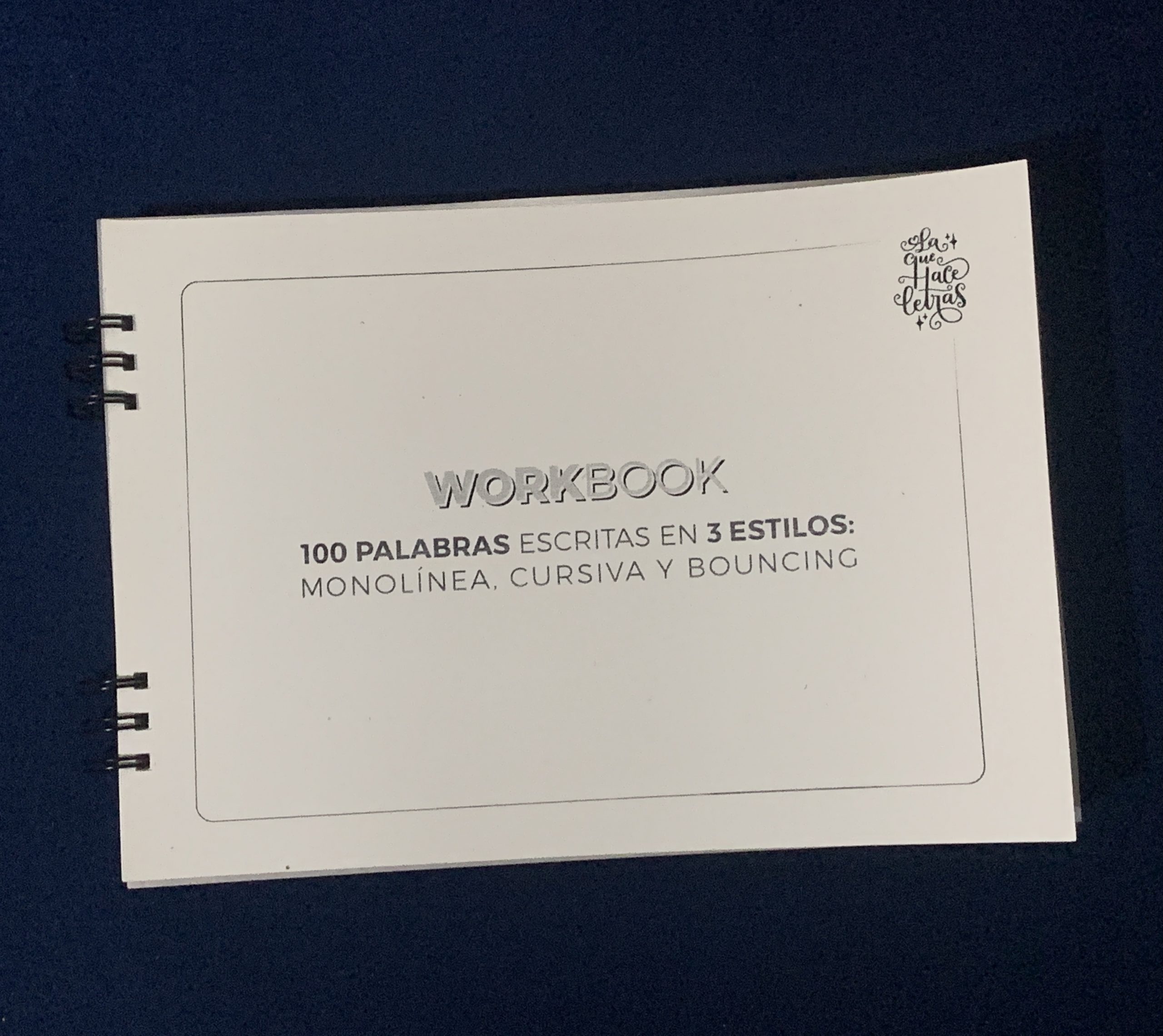 Workbook impreso 100 palabras – La Que Hace Letras